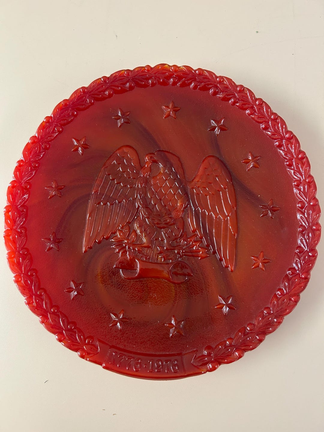 1976 Bicentennial Plate From Fenton - Etsy