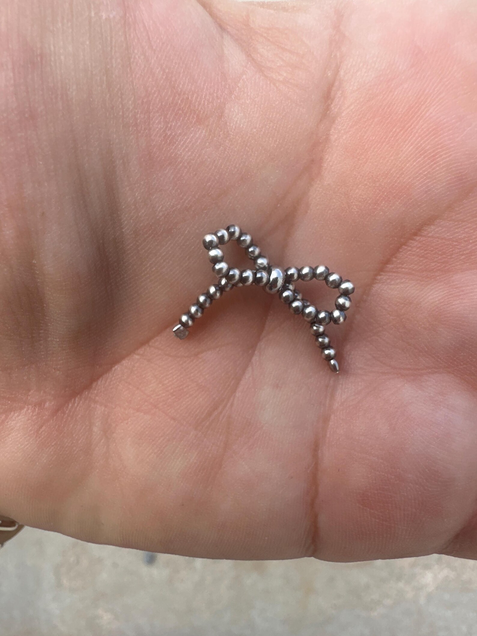 Navajo Pearl Bow Connector - Etsy