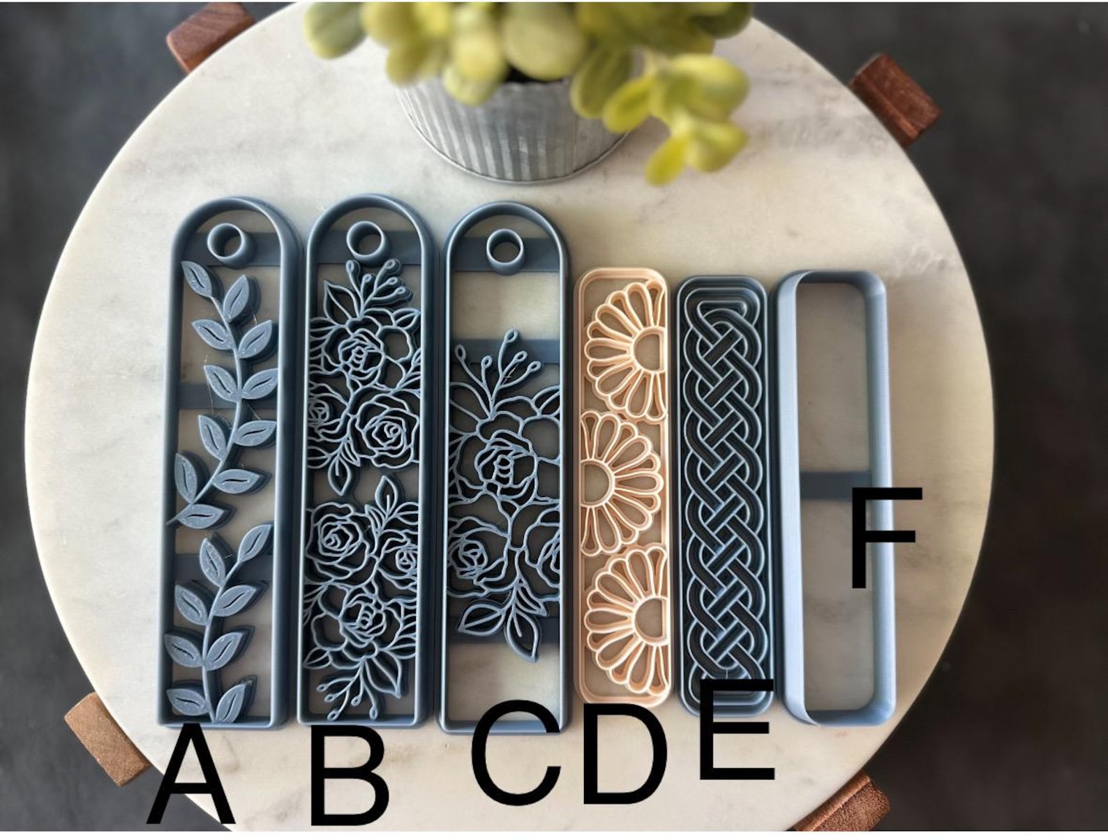 Flower Bookmark Polymer Clay Cutter - Etsy