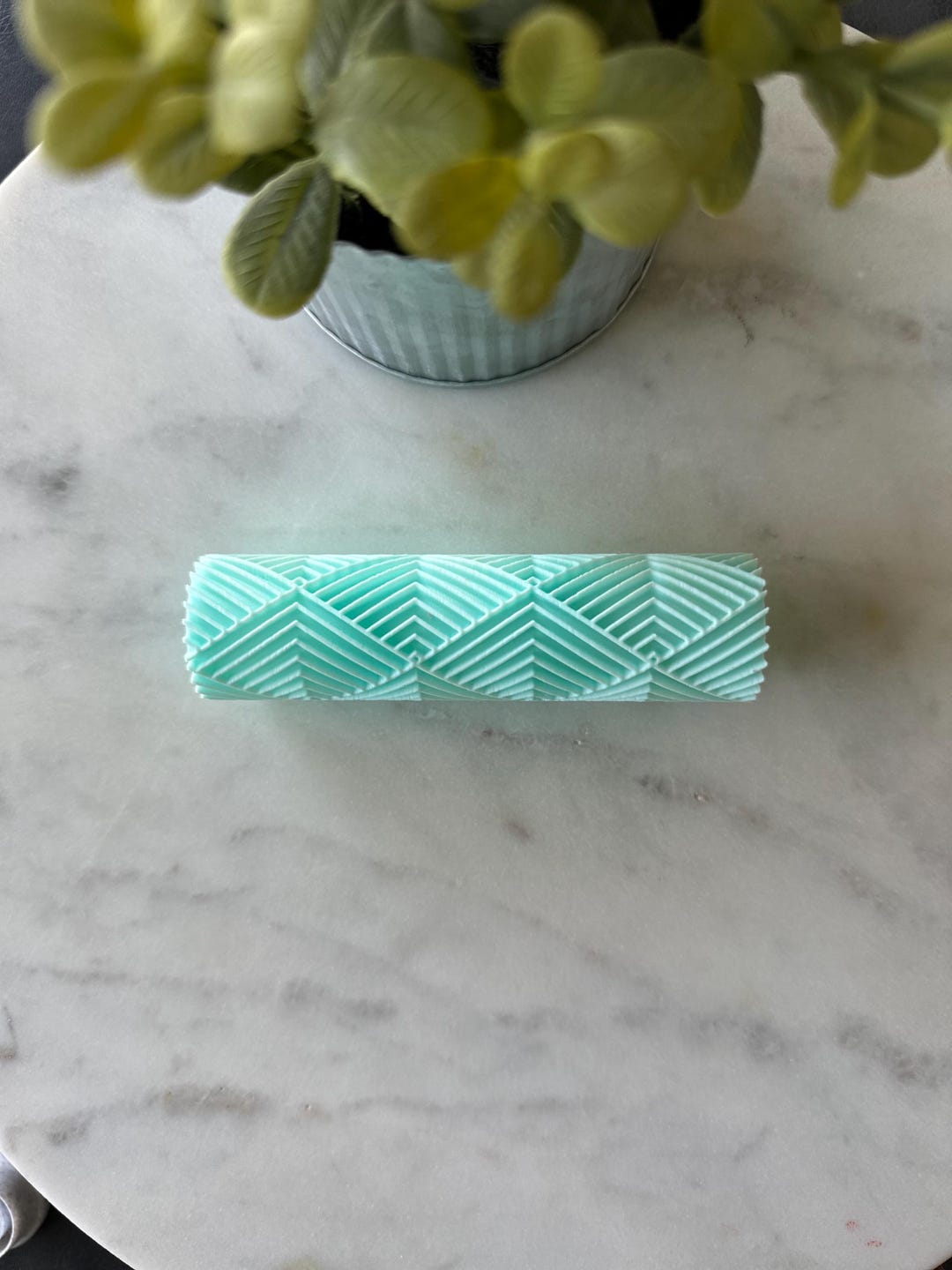 Large Lined Diamond Polymer Clay Texture Roller | Boho Polymer Clay ...