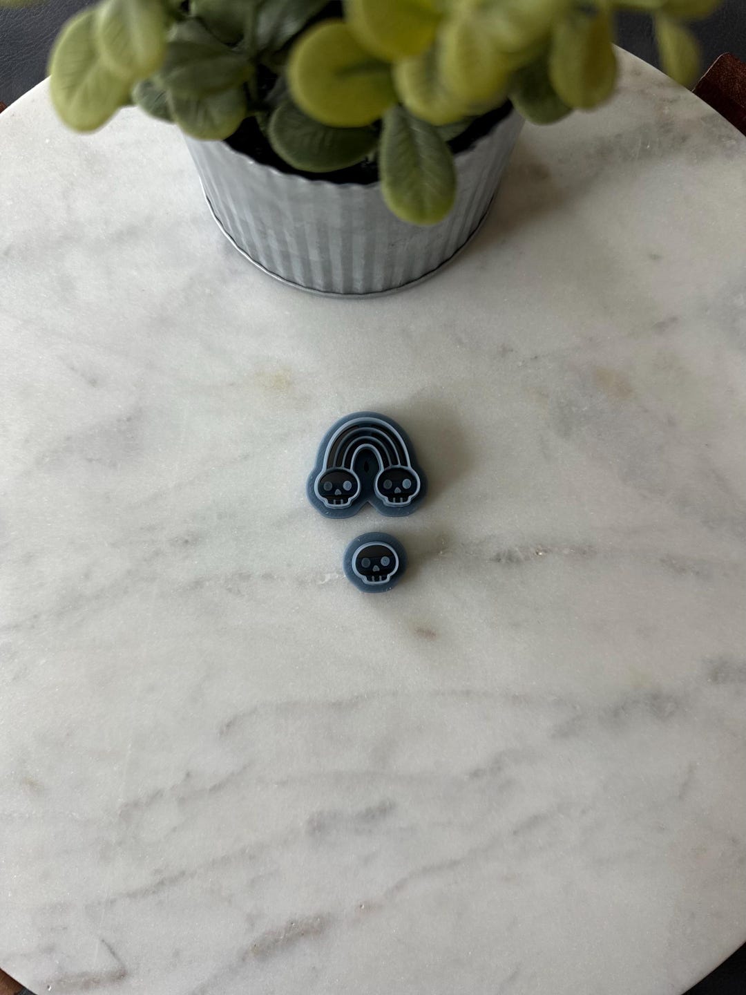 Skull Rainbow Polymer Clay Cutter | Day of the Dead Clay Cutter | Fall ...