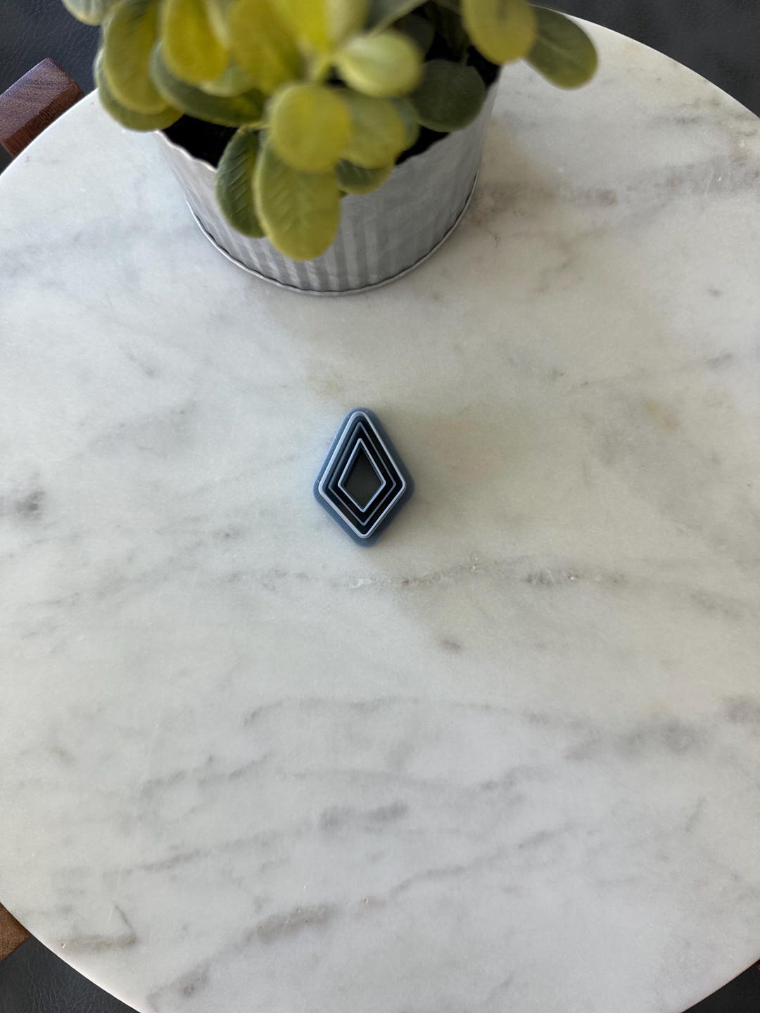 Lined Diamond With Cutout Polymer Clay Cutter - Etsy
