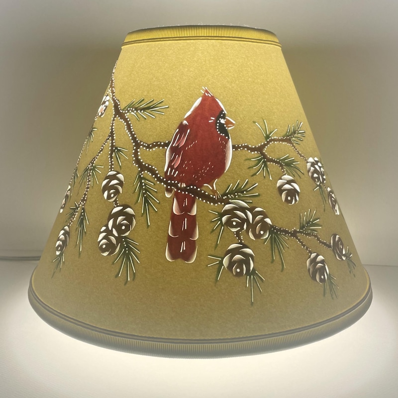 Red Cardinal Lamp - Etsy