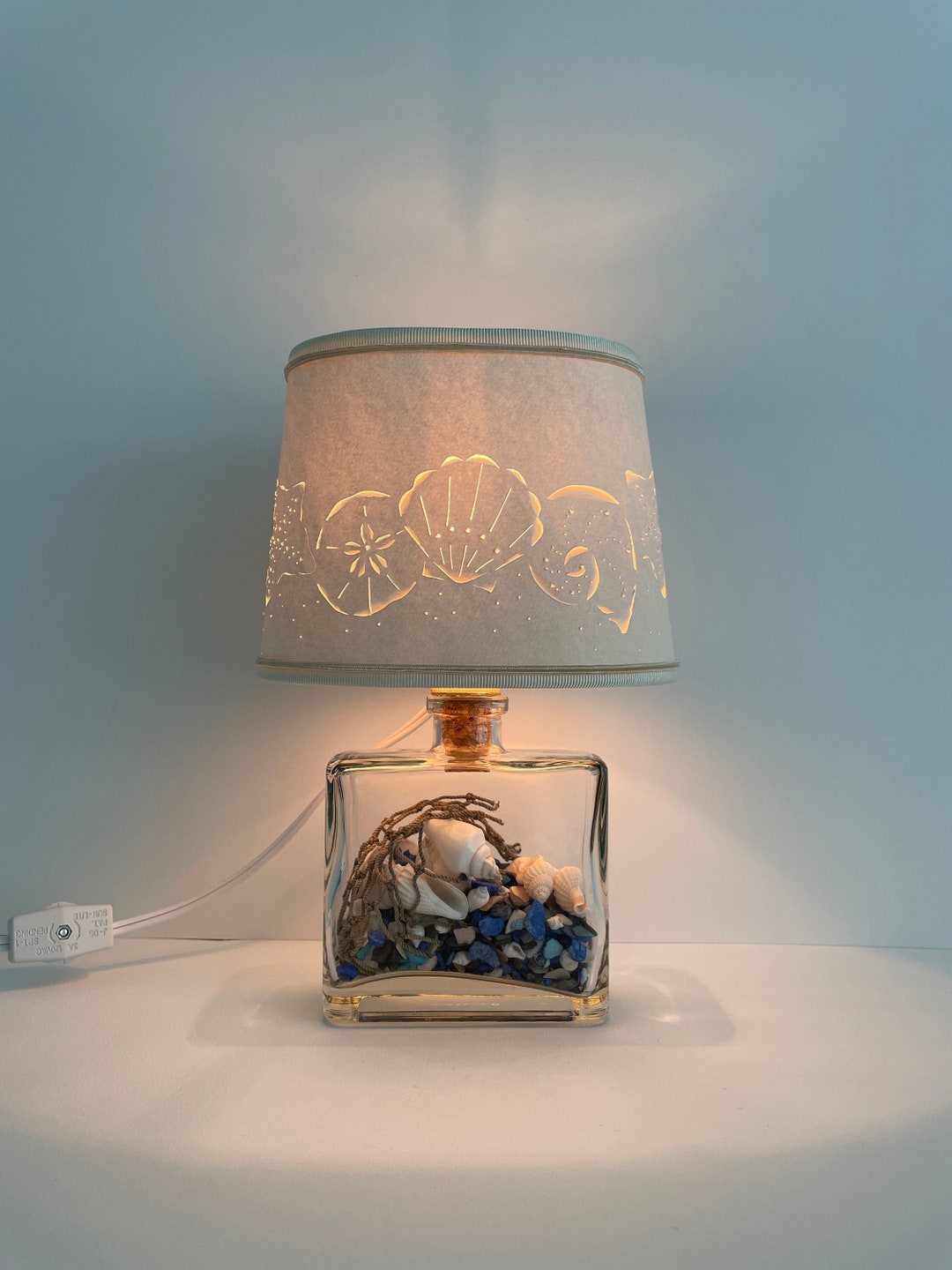 Seashell Design Accent Night Light-seashells-night Light-cut and ...