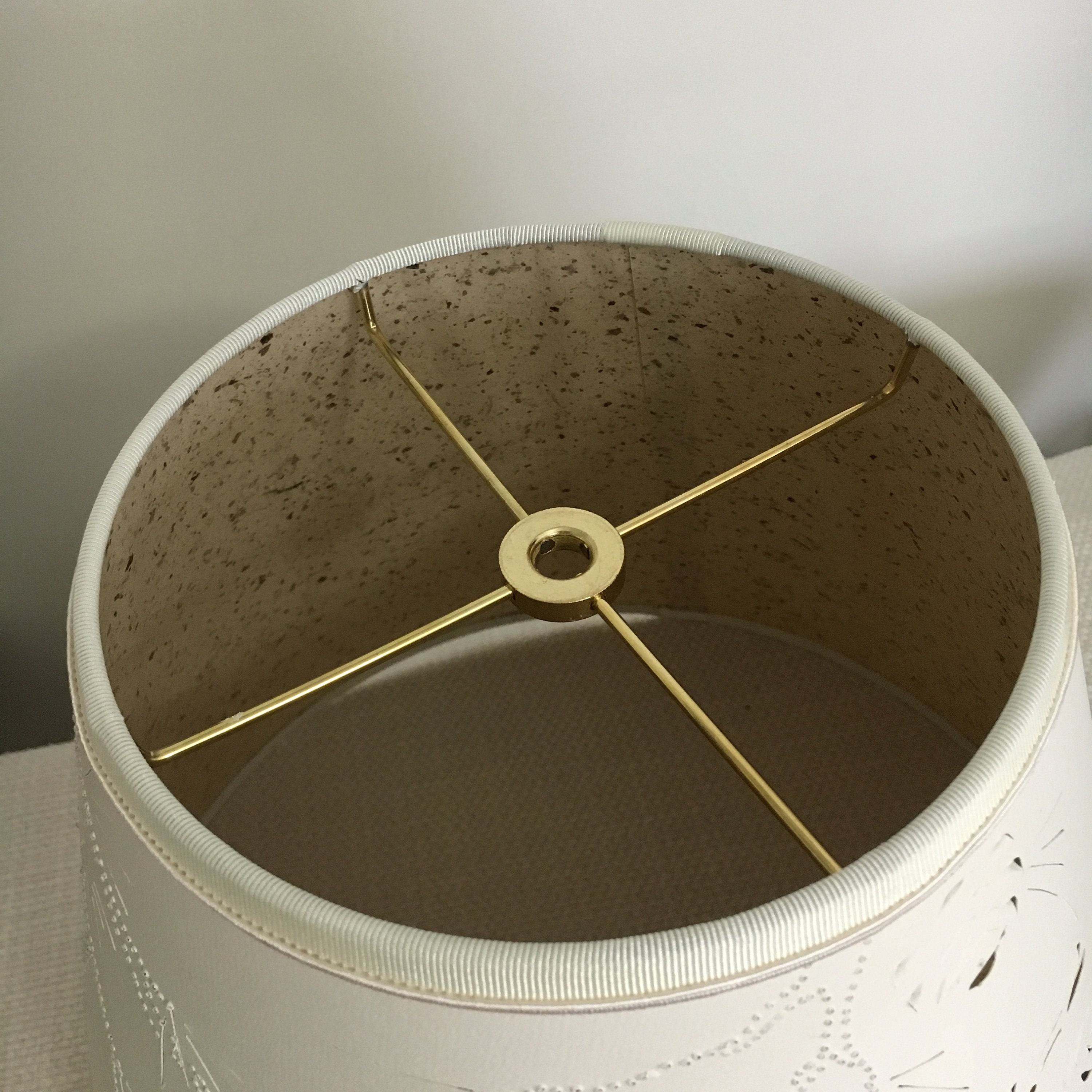 Chickadee & Pine Cone Lamp Shade: Pierced Woodland Design - Etsy