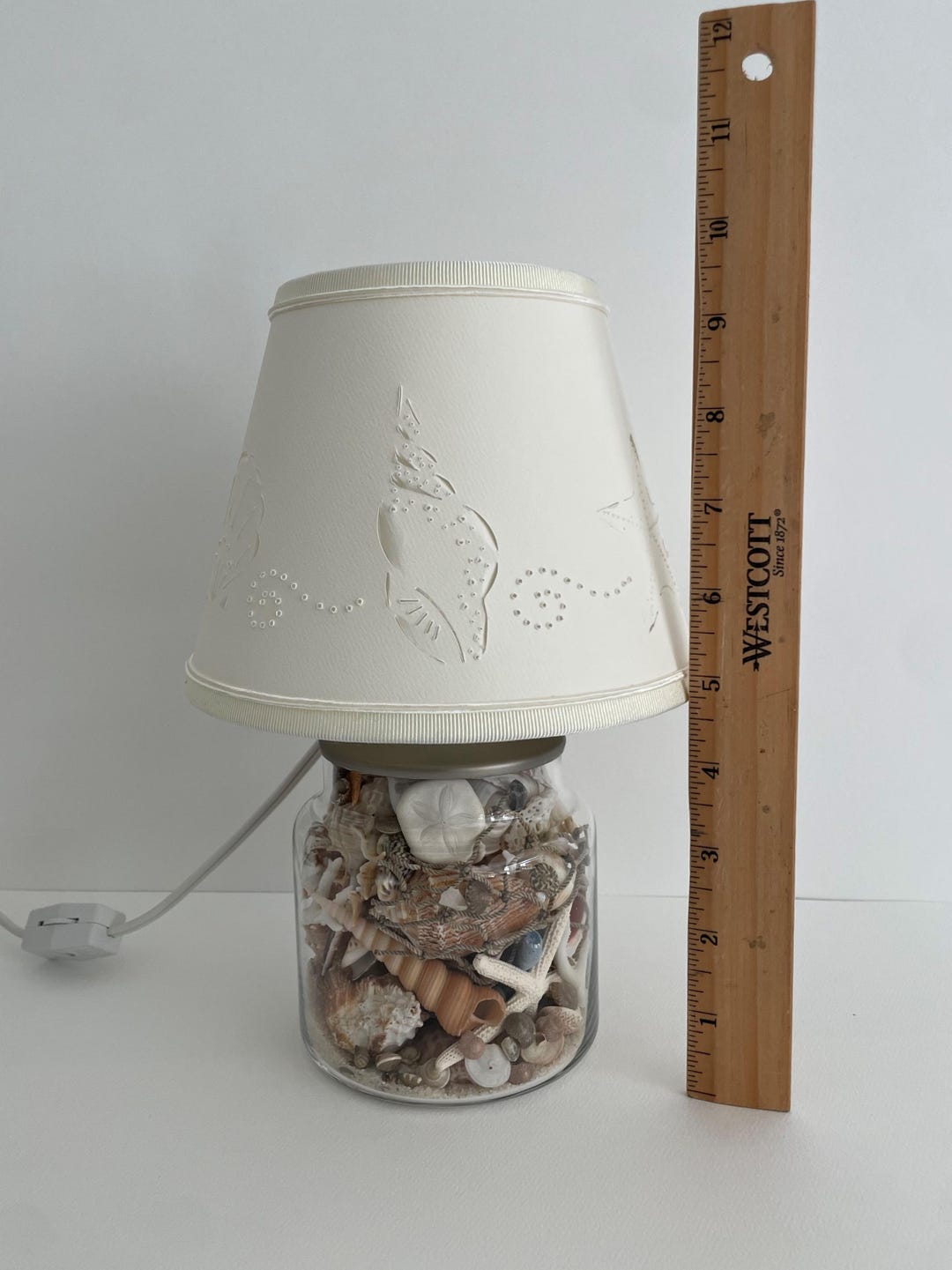 Seashell Night Light-seashells-starfish-cut and Pierce Lampshade ...