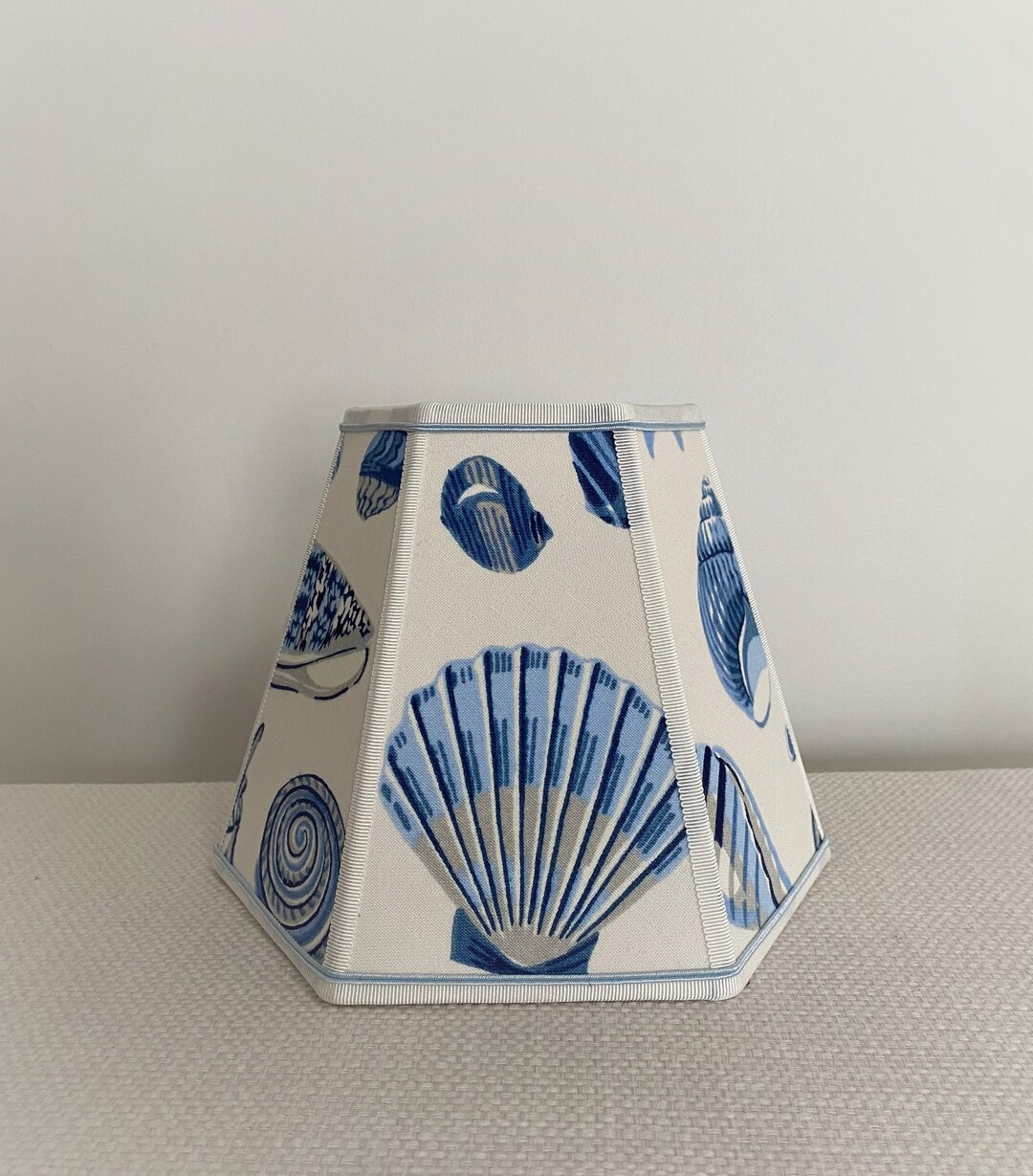 Seashell Fabric Lampshade-small Seashell Shade-clip Top Lampshade-snap ...