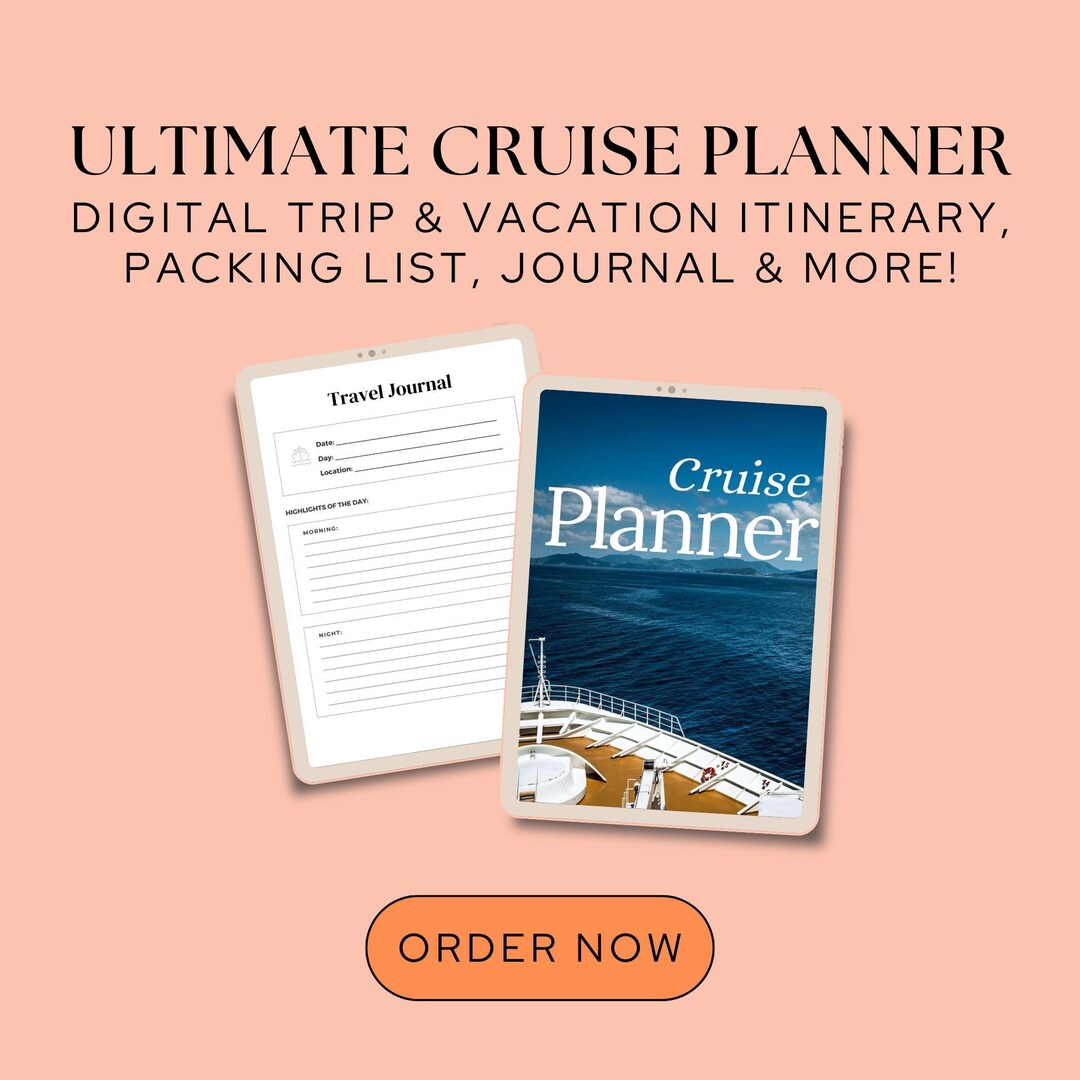 Ultimate Cruise Planner: Digital Trip and Vacation Itinerary, Packing ...
