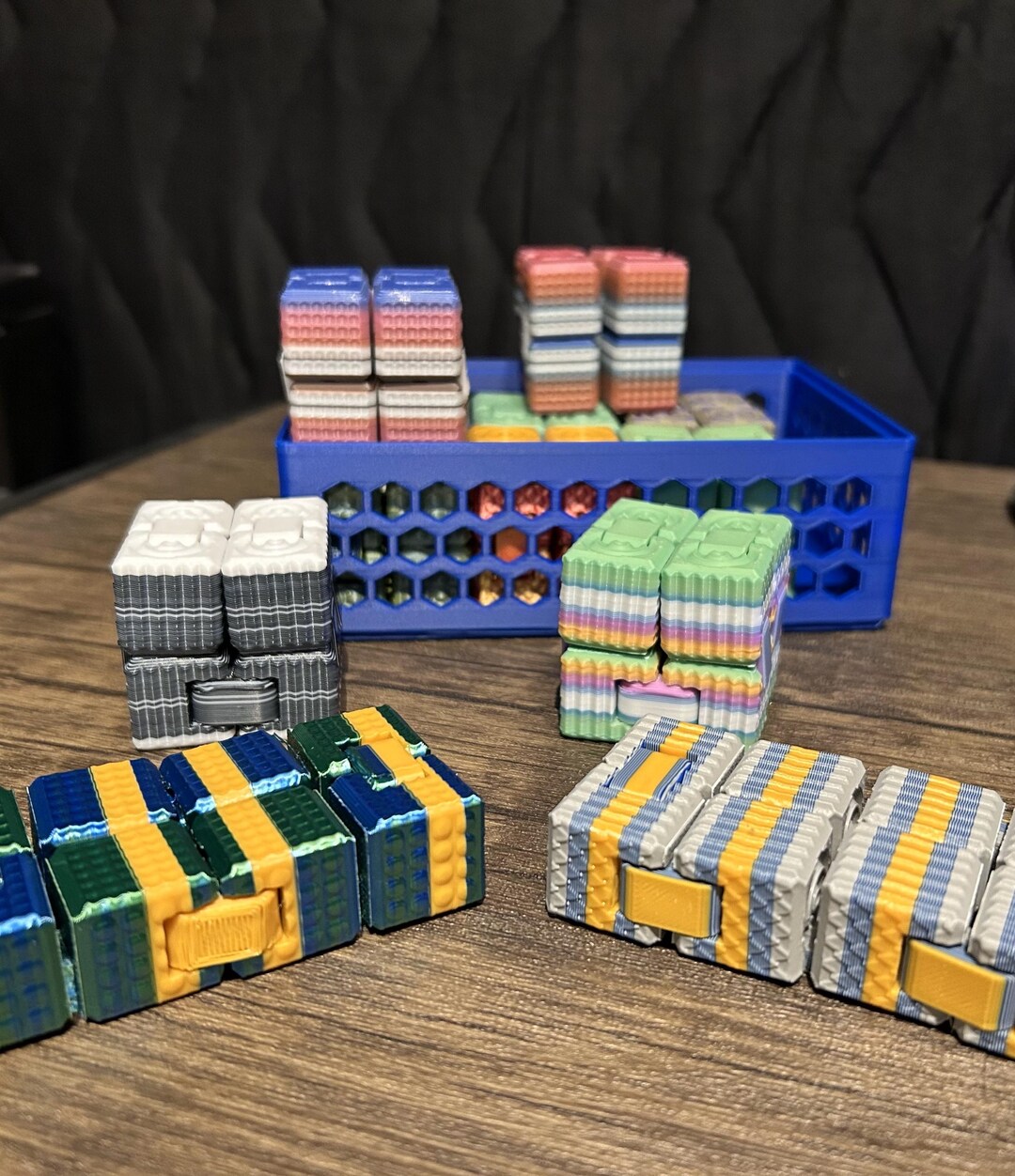 Textured Infinity Cube - Etsy