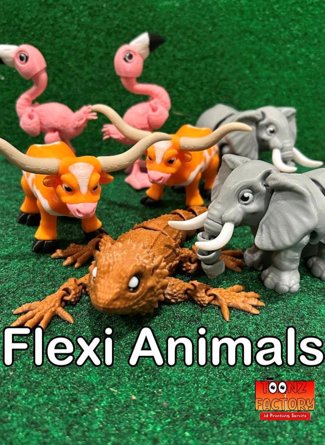 Flexi Animals by Toonz Factory - Etsy