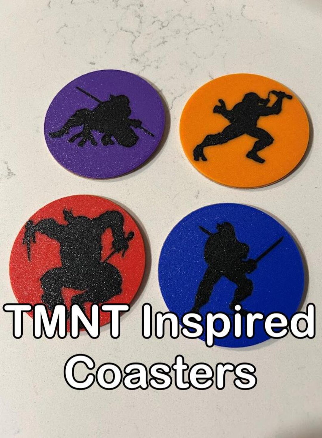 Teenage Mutant Ninja Turtles Inspired Coasters - Etsy