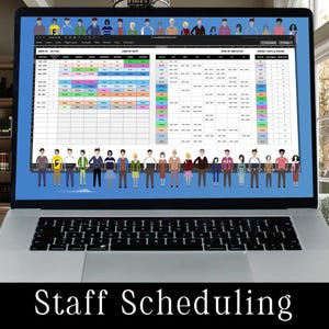 Employee Weekly Schedule Template Staff Shift Schedule for Restaurant ...