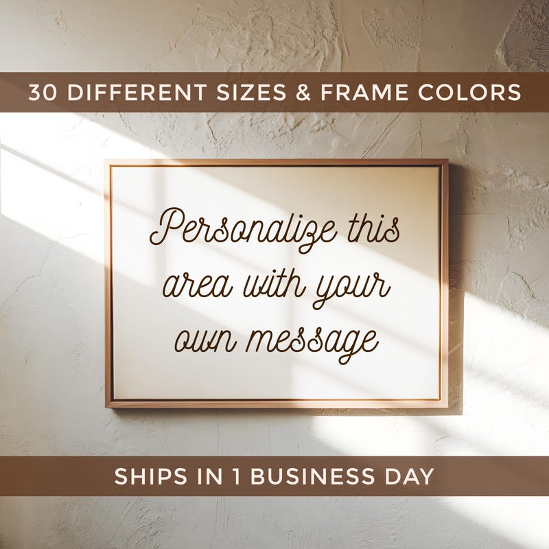 Add Your Own Text Poster - Etsy