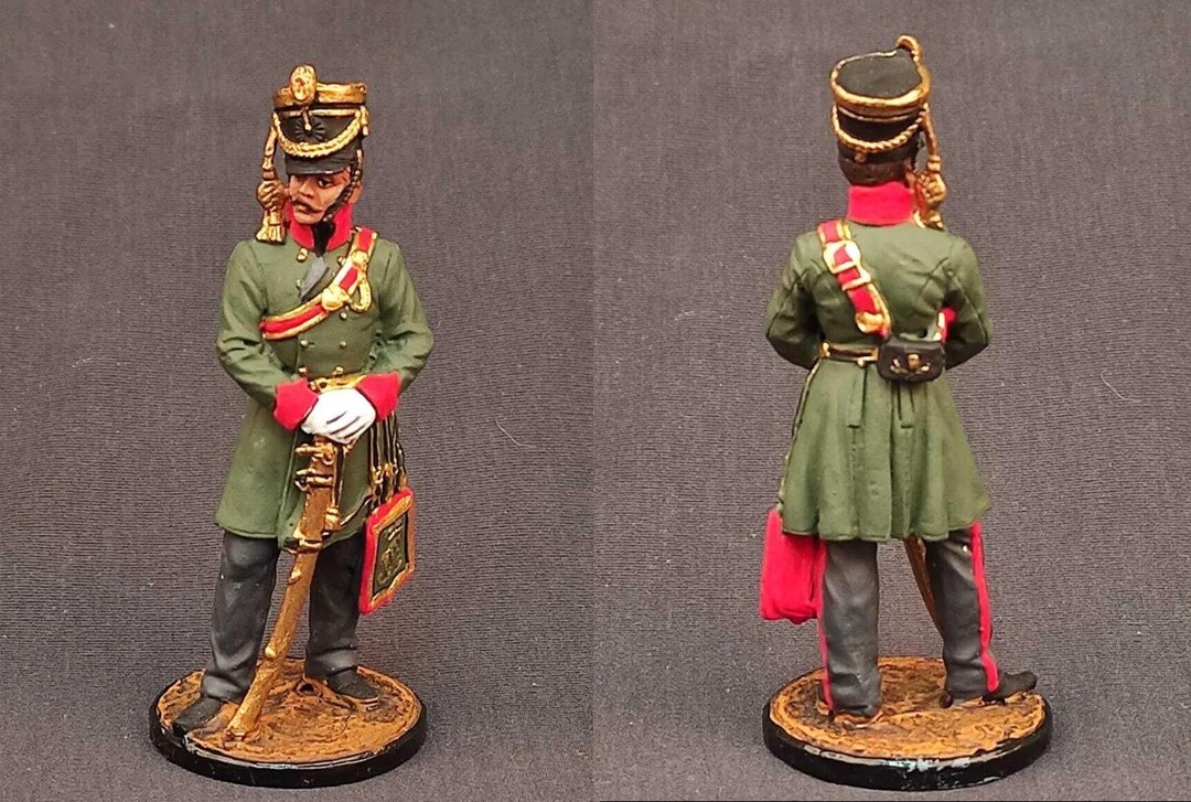 Officer of the Hussar Regiment, Baden, 1812, Napoleonic Wars, Tin Toy ...