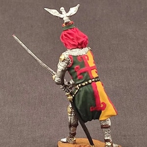 Knight Sir Oliver Ingham, Tin Toy Soldier 1:32 Scale 54 Mm. Hand ...