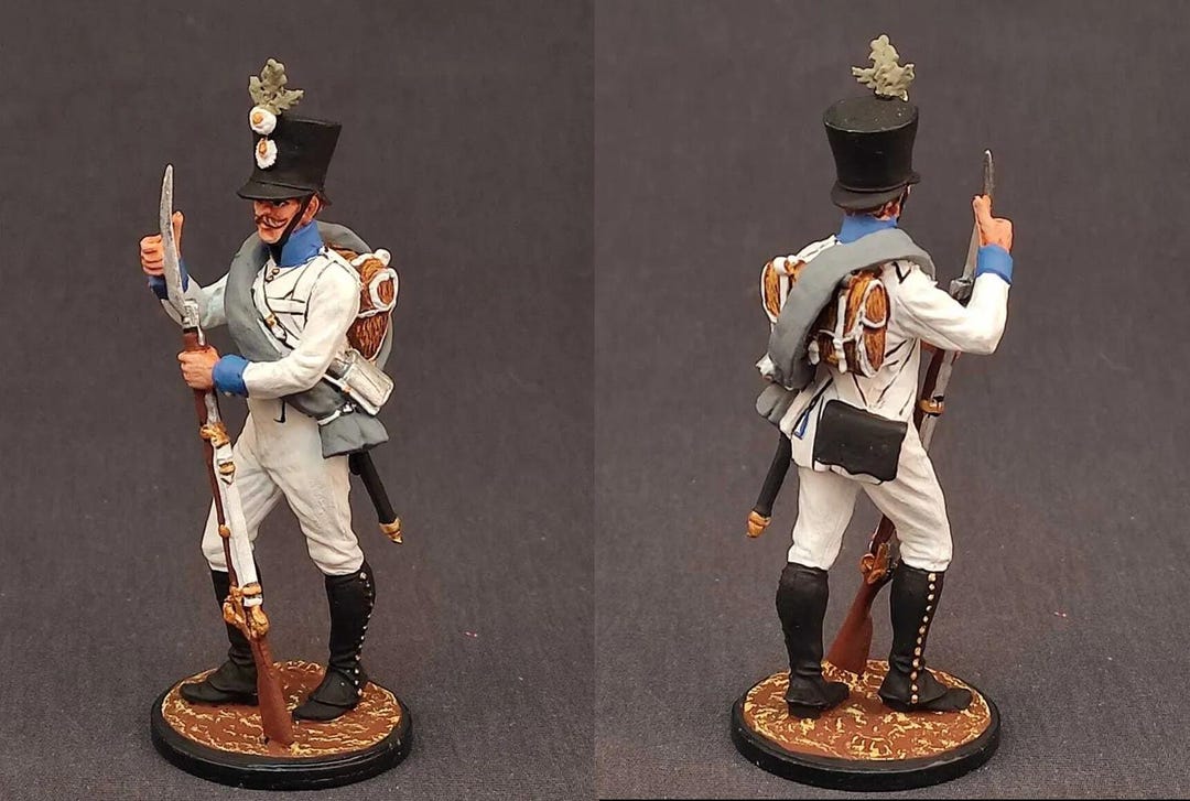 Fusilier of the 4th Infantry german. Austria, 1809-14, Napoleonic Wars ...