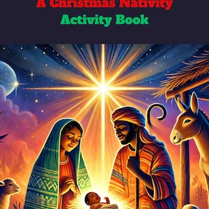 The Little Town’s Miracle: A Christmas Nativity Activity Book for Kids ...
