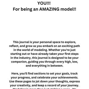Eres' Model Empowerment Journal: A Guide to Confidence, Growth, and ...