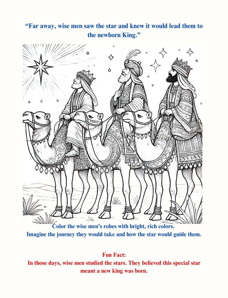 The Little Towns Miracle: A Christmas Nativity Activity Book - Etsy