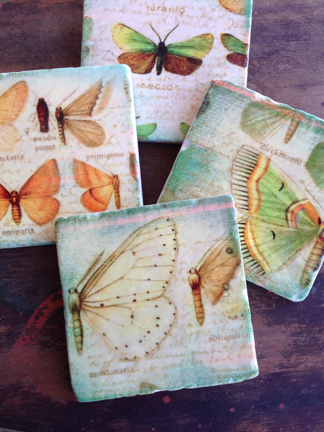 Breath of Spring Coasters Stone Coasters - Etsy