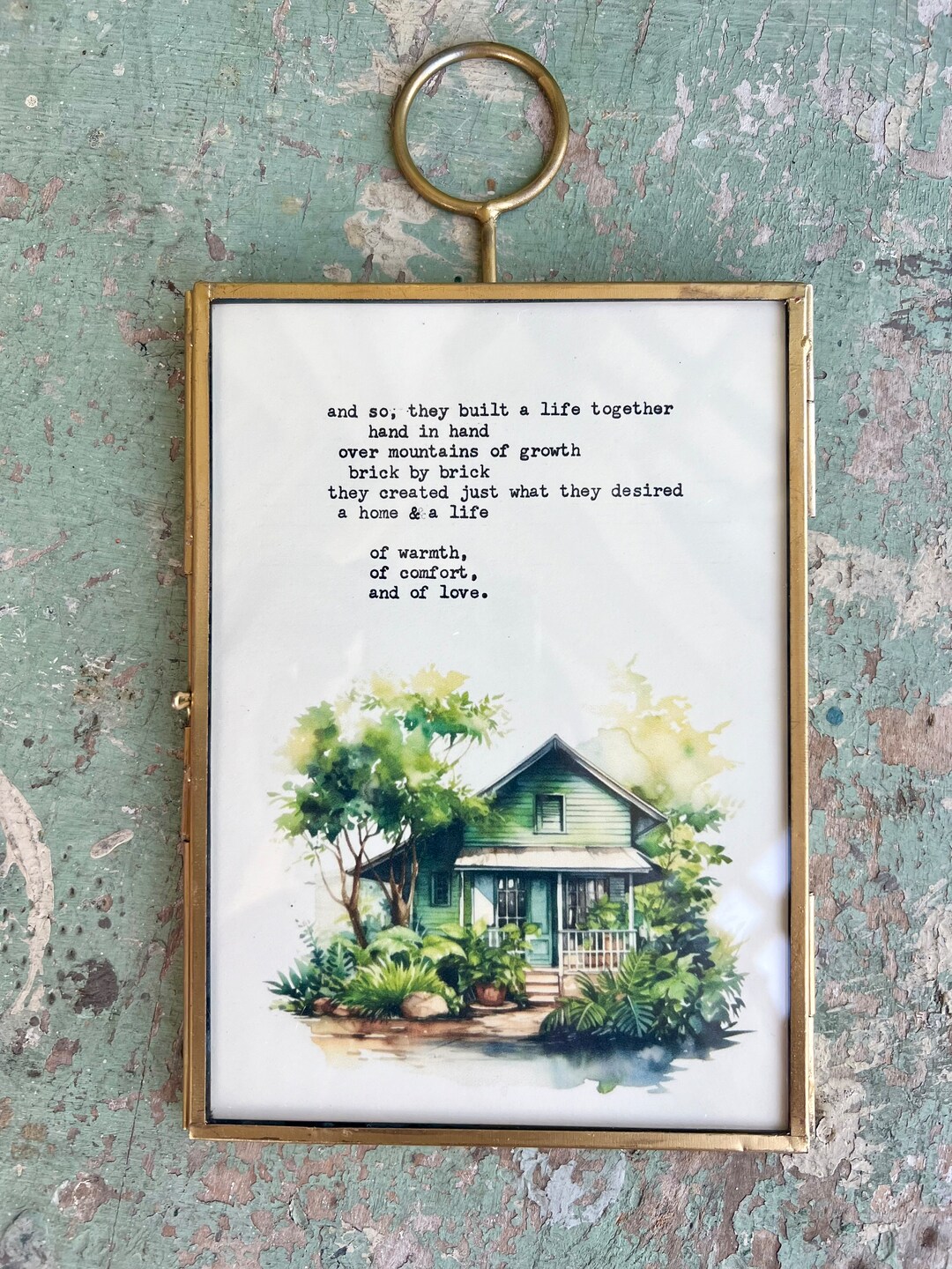 They Built a Life Together - Original Poetry Art Piece - Etsy