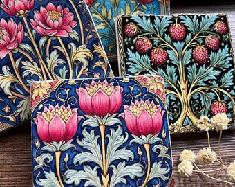 Gothic Teal Wall Tiles - Etsy