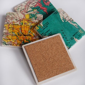 Map Coasters - Baltimore - Etsy