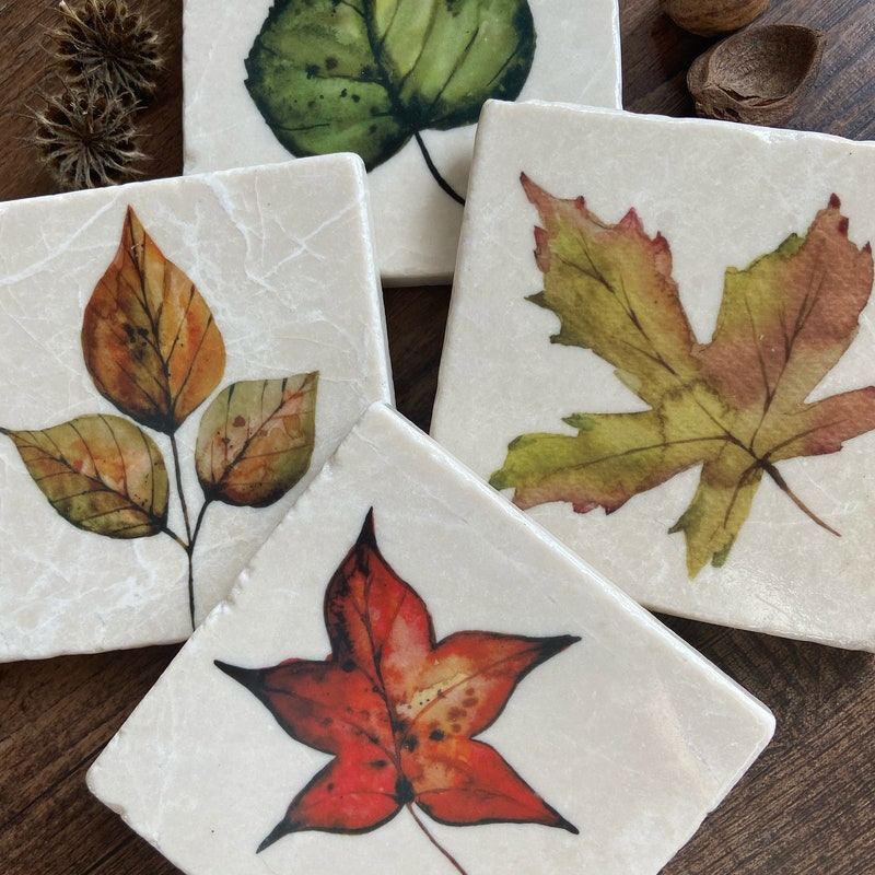 Fall Coasters - Etsy
