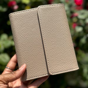 A7 Vegan Leather Wallet: Cash Envelope System, Rings Planner - Etsy