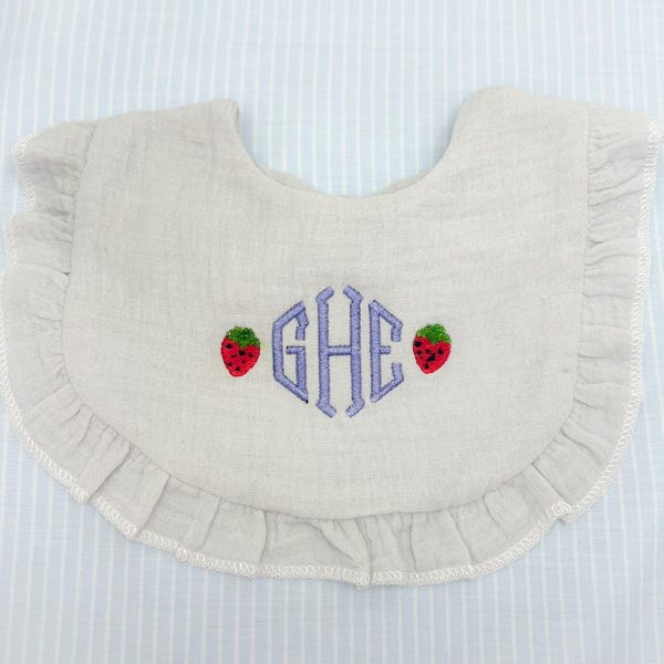 Ruffled Bib - Etsy