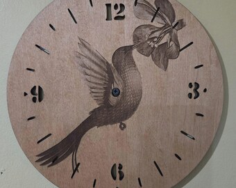 Hummingbird Clock - Etsy