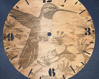 Hummingbird Clock - Etsy