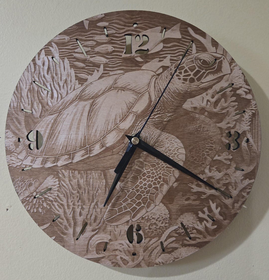 Sea Turtle Clock - Etsy