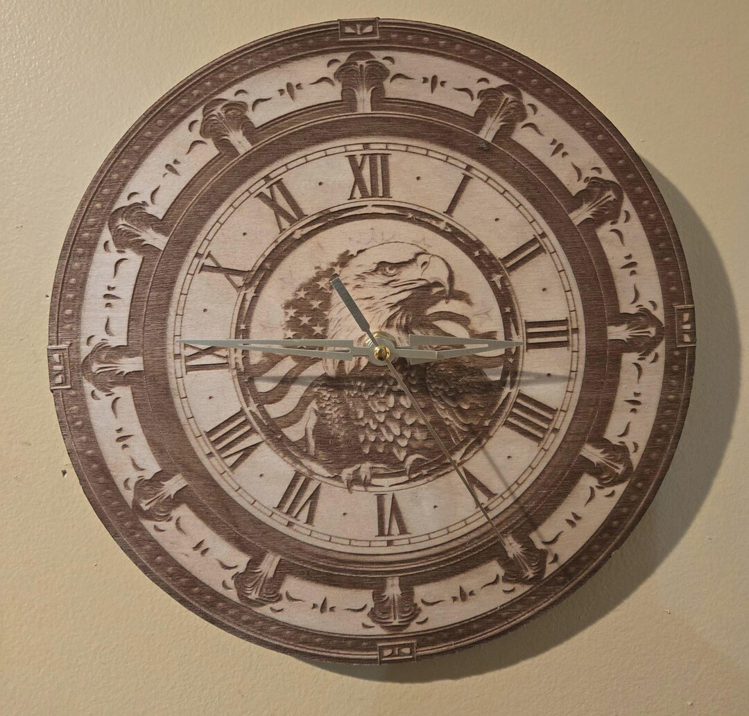 Eagle Clock - Etsy