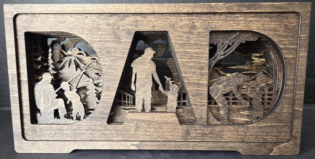 Father Son Shadow Box - Etsy