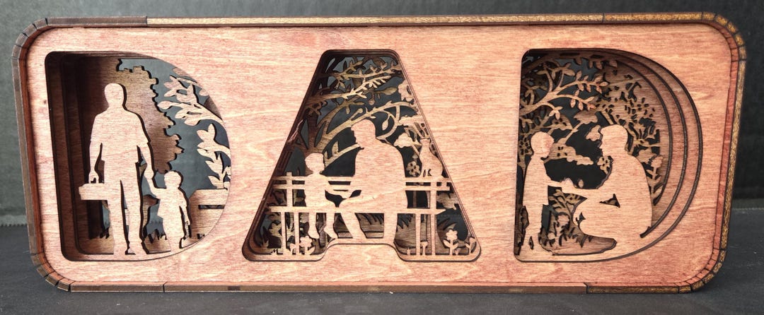 Father Son Shadow Box - Etsy