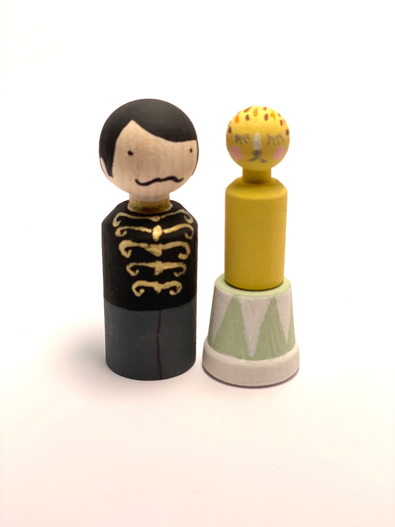 Circus Pegdolls - Etsy
