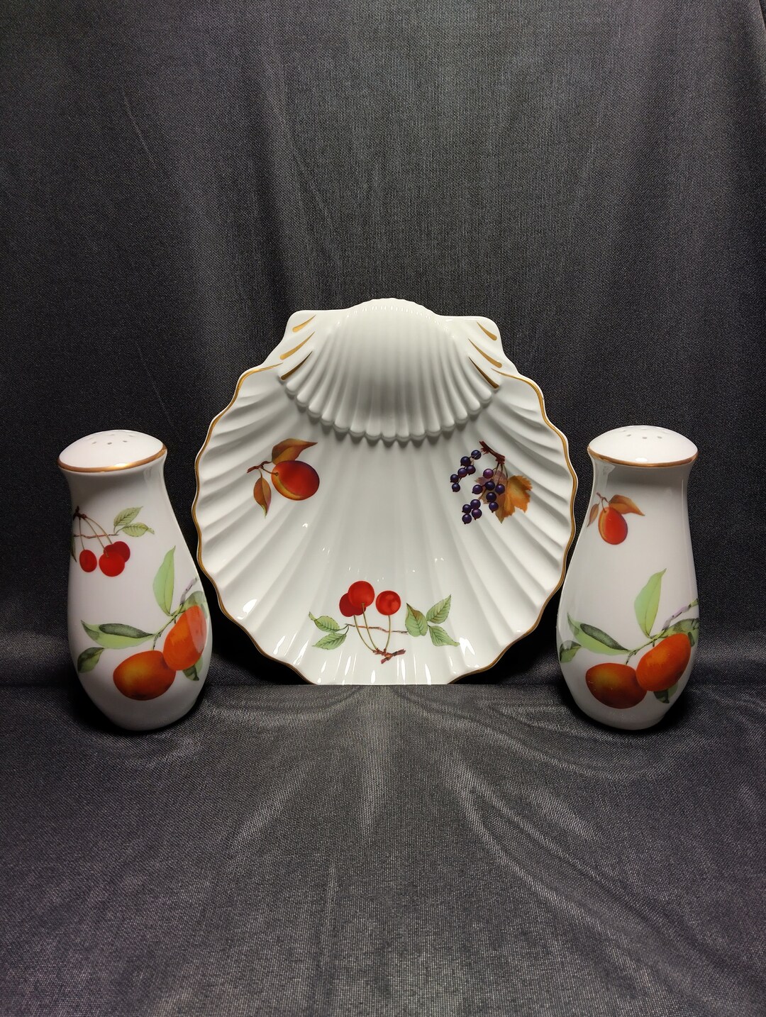 Vintage Evesham 1961 Royal Worcester Table Set Made in England Fine ...