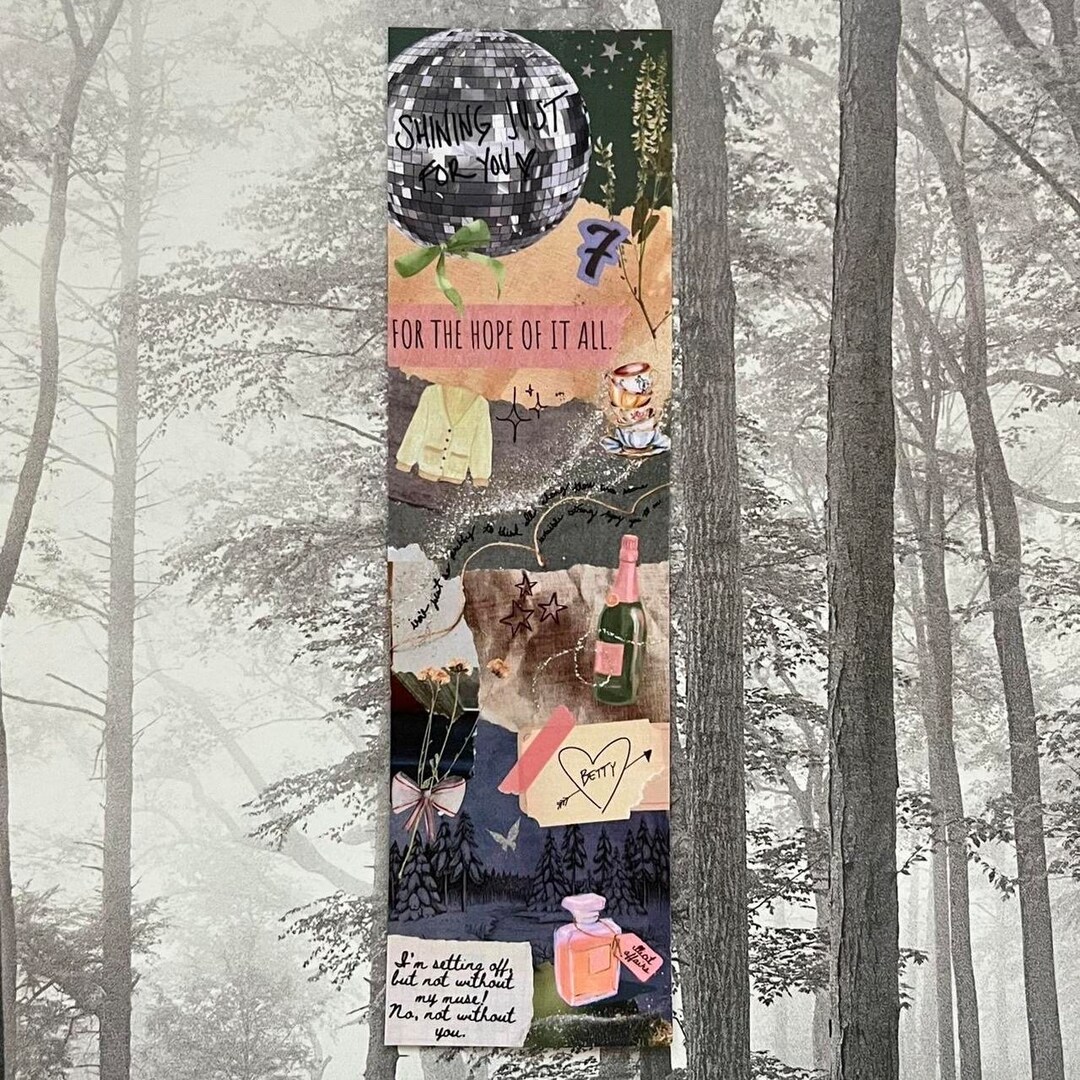 Taylor Swift Folklore Album Inspired Bookmark - Etsy