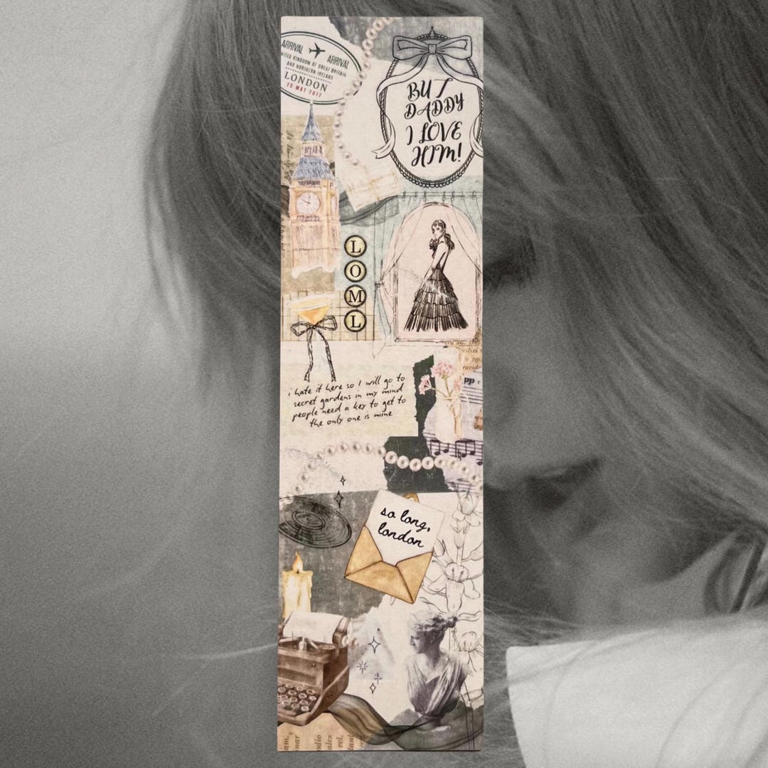 Taylor Swift TTPD Inspired Bookmark - Etsy