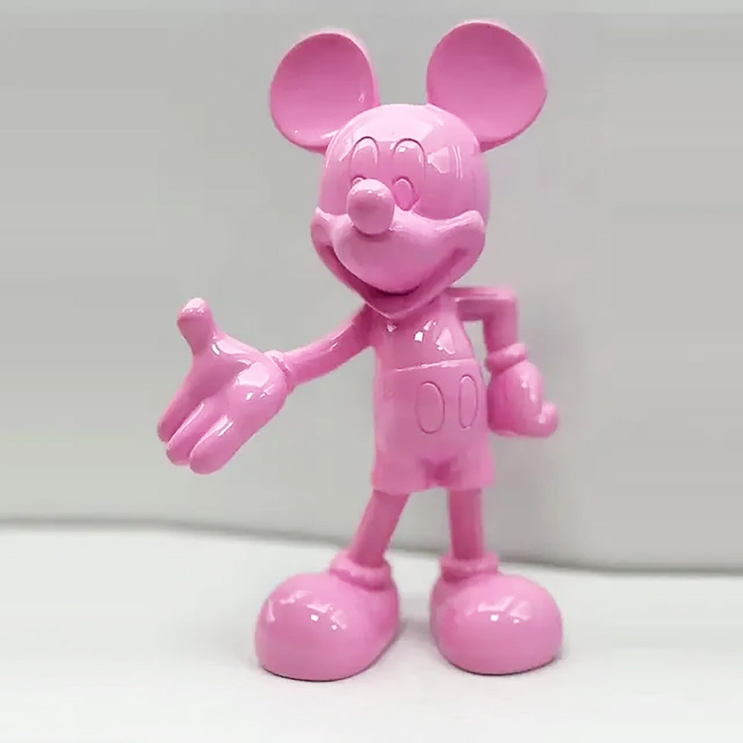 Mickey Mouse Pink Sculpture/statue/model. Inspired Custom Made. Alec ...