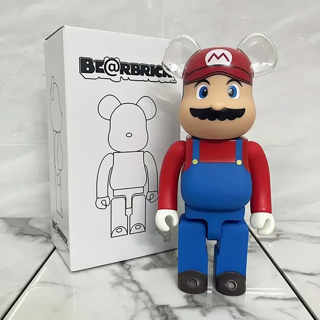 Mario Bearbrick 400%. Sculpture/statue/model. Inspired Custom Made. - Etsy