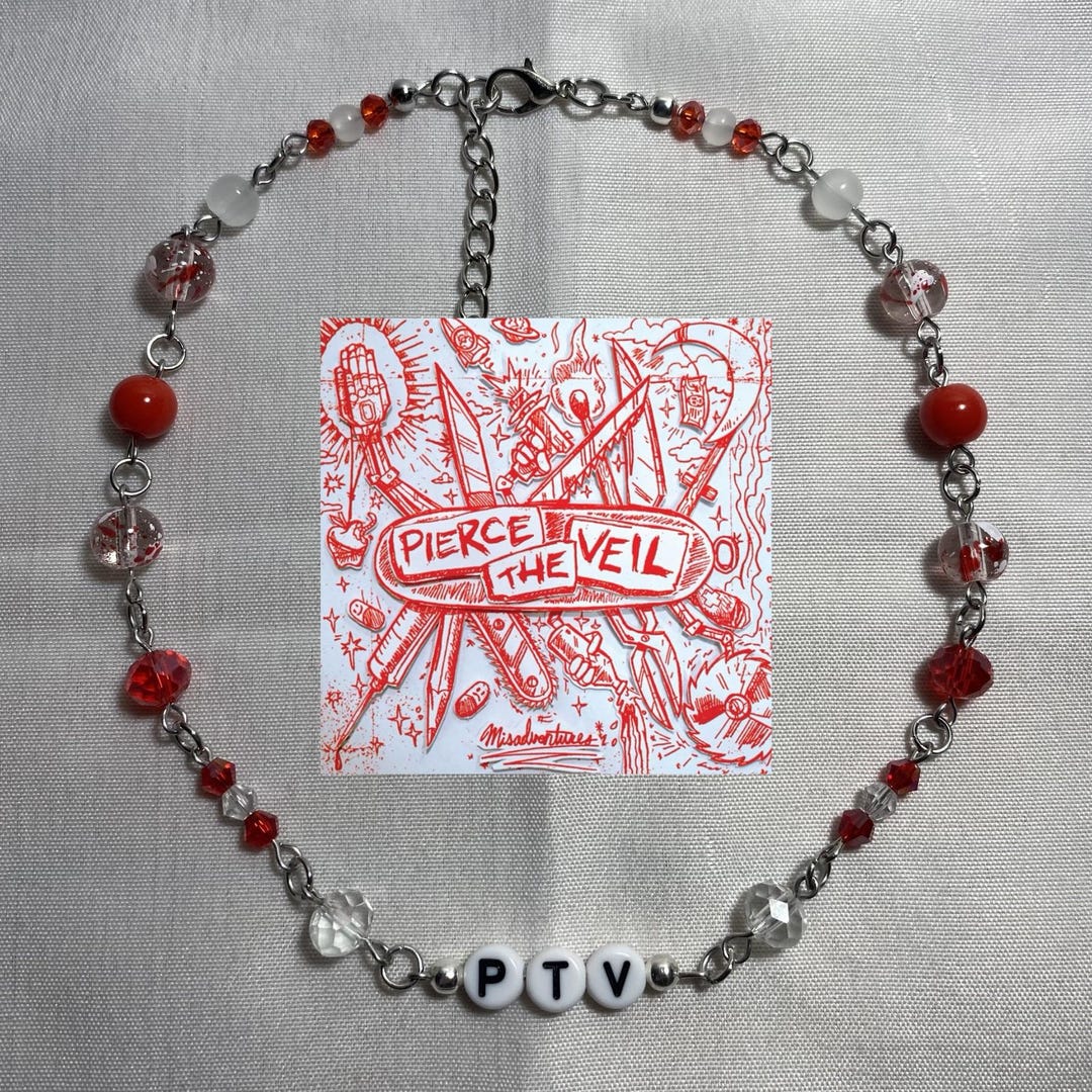 Pierce the Veil Misadventures Album Inspired Necklace, PTV Jewelry ...