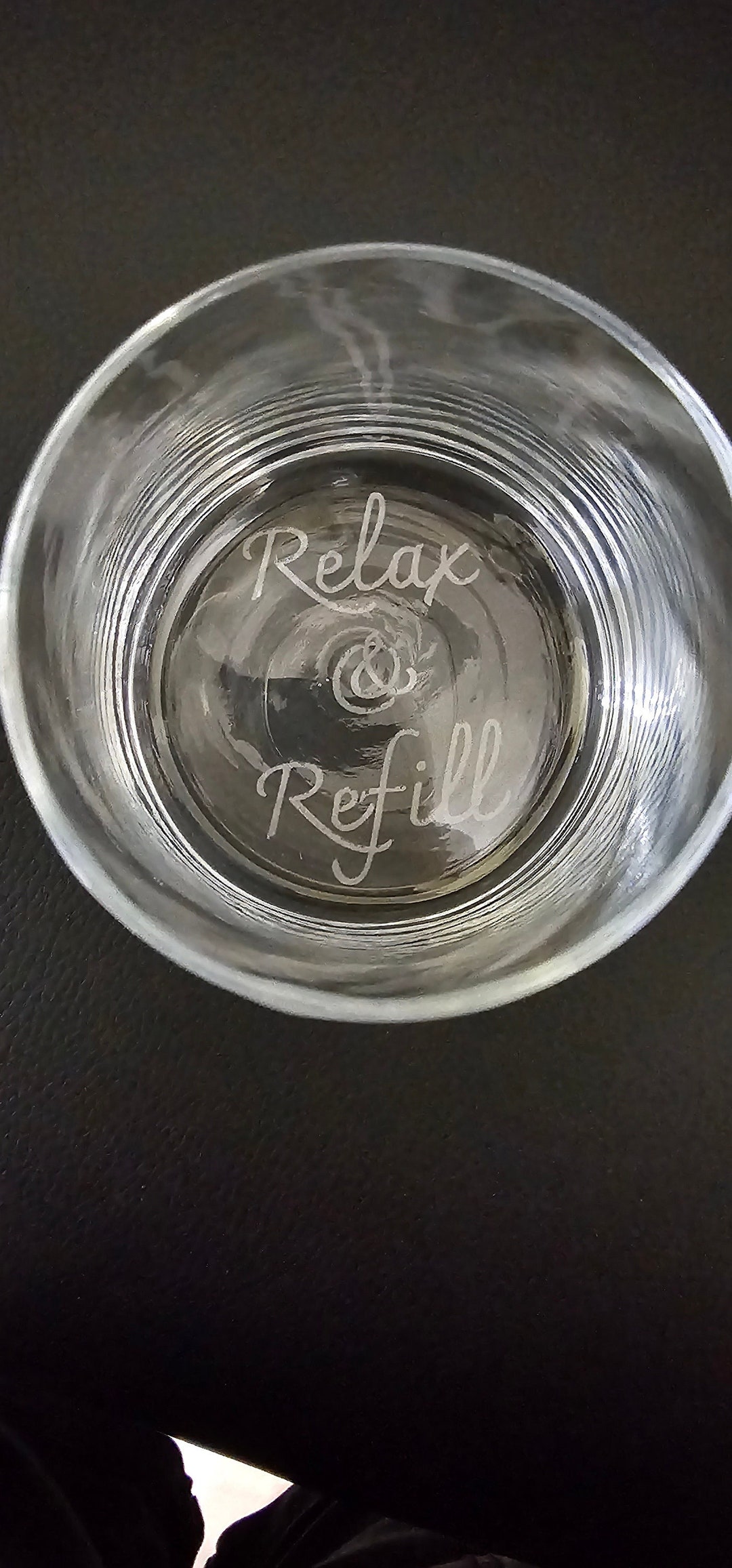 Drinking Glass Wine Glass Personalized Stemless Bourbon Snifter - Etsy