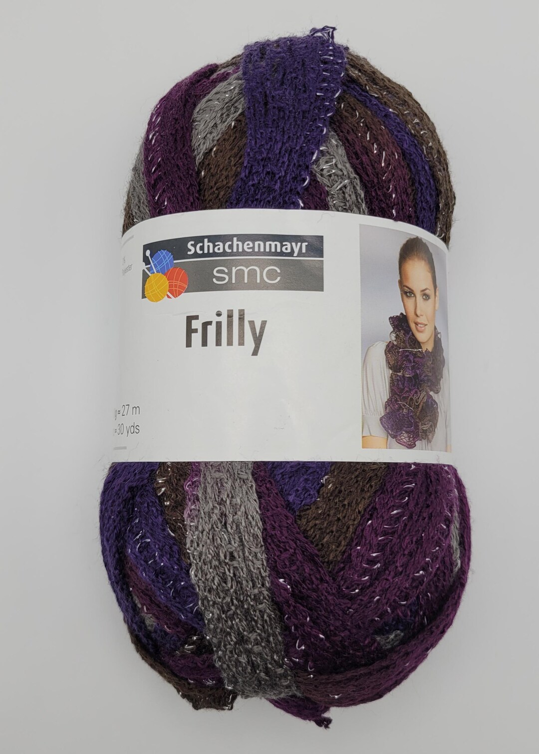 Schachenmayr SMC FRILLY Yarn 3.53 Oz / 30 Yards Skein Ladder Yarn NEW ...