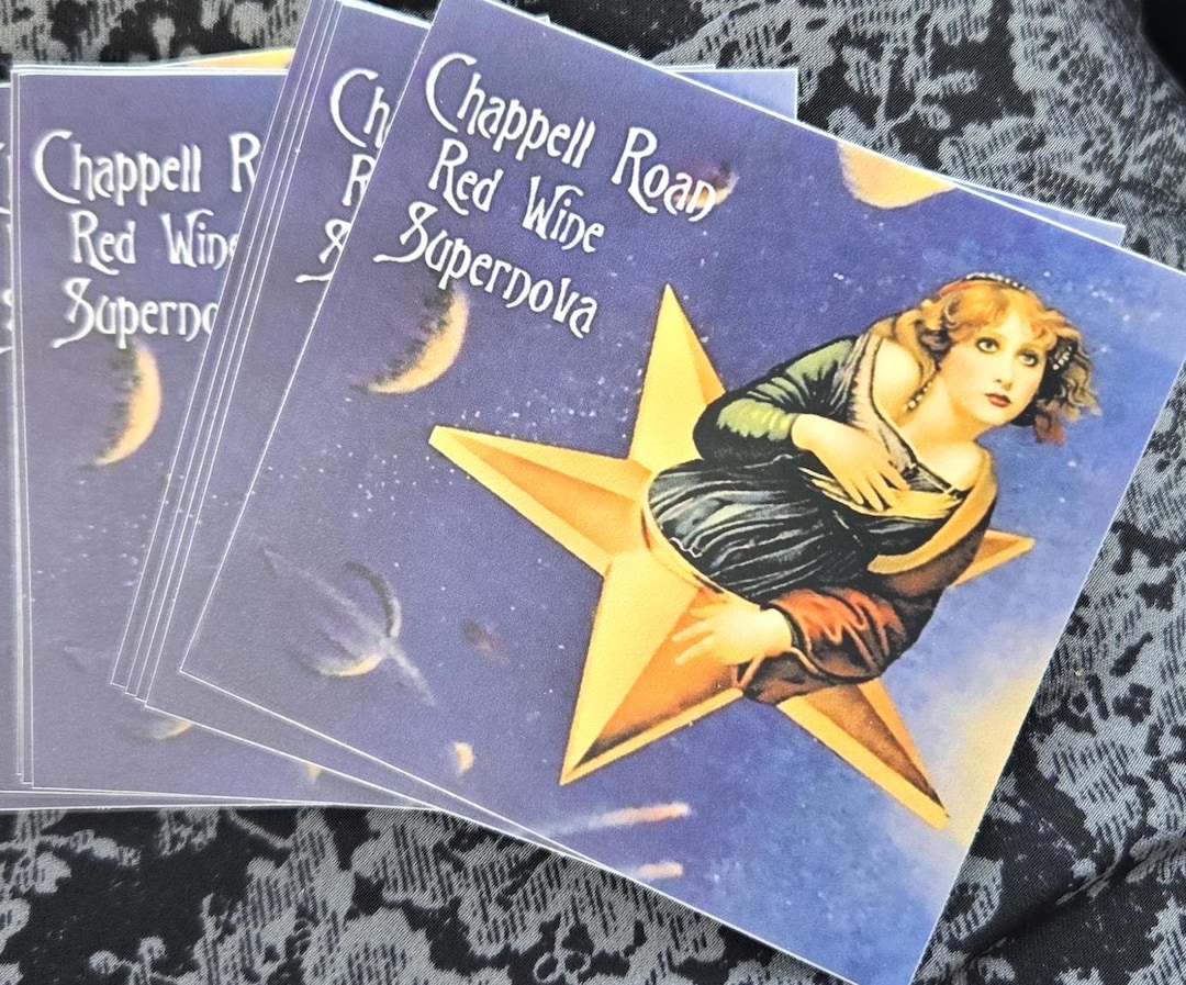 Red Wine Supernova Chappell Roan Sticker - Etsy