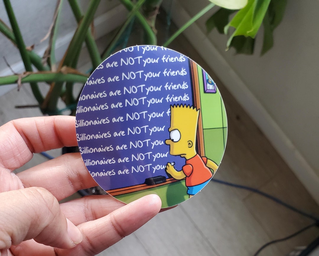 The Simpsons, Bart Simpson, Bart Simpson Sticker - Etsy