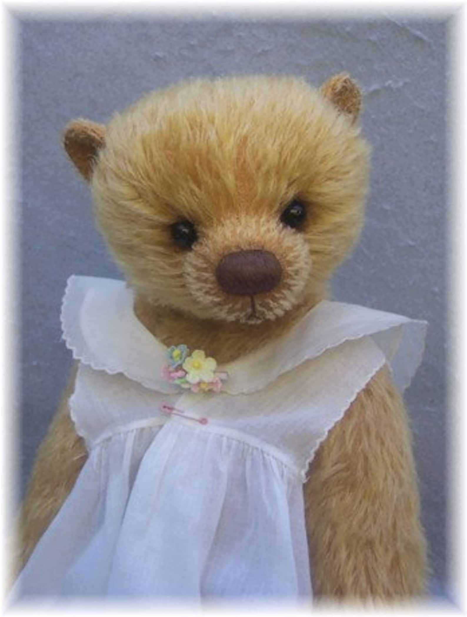 PDF Pattern Teddy Bear Artist Bear Mohair Teddy Bear Sewing Pattern E ...