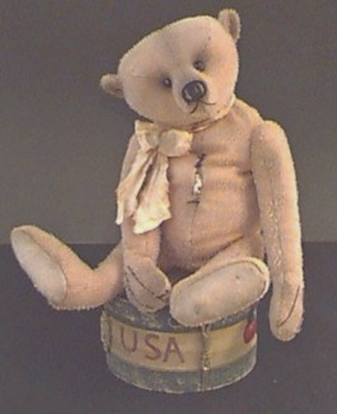 Teddy Bear Pattern PDF Instant Download 18" Well Loved Mohair Artist ...