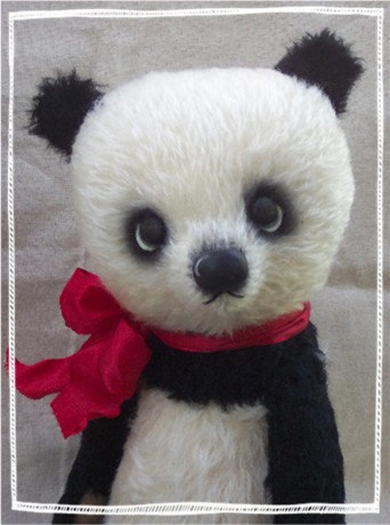 Panda Bear PDF Sewing Pattern Artist Bear Immediate Download E Pattern ...